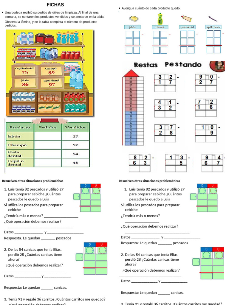 FICHAS Mate Jueves | PDF