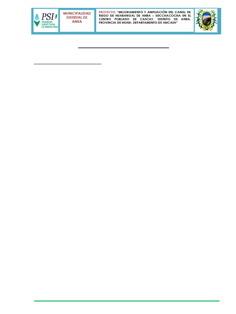 Especificaciones-Tecnicas - Cascay | PDF