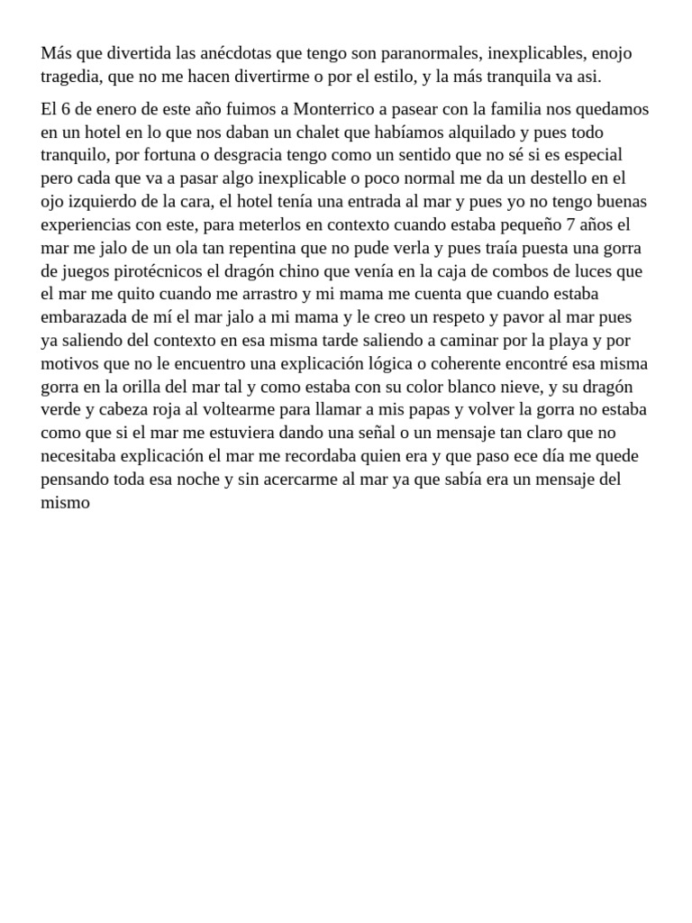 Ejercicio Anegdota | PDF