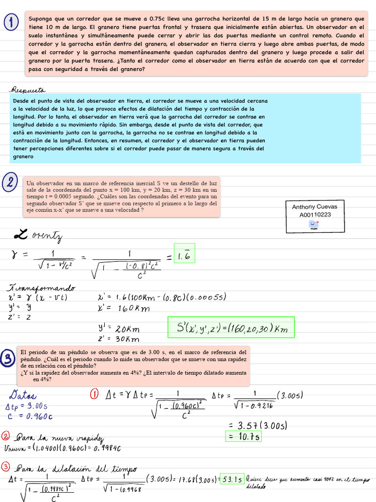 Anthony Cuevas A0010223 Práctica 1 | PDF