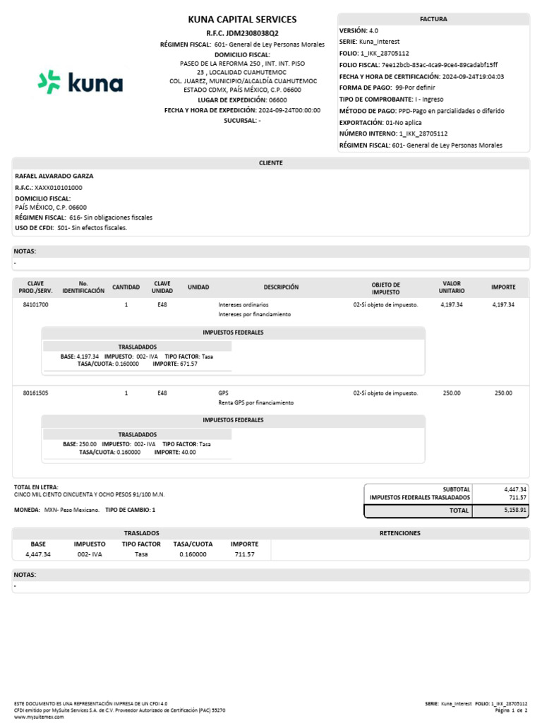 JDM2308038Q2 Kuna Interest 1 IKK 28705112 XAXX010101000 | PDF