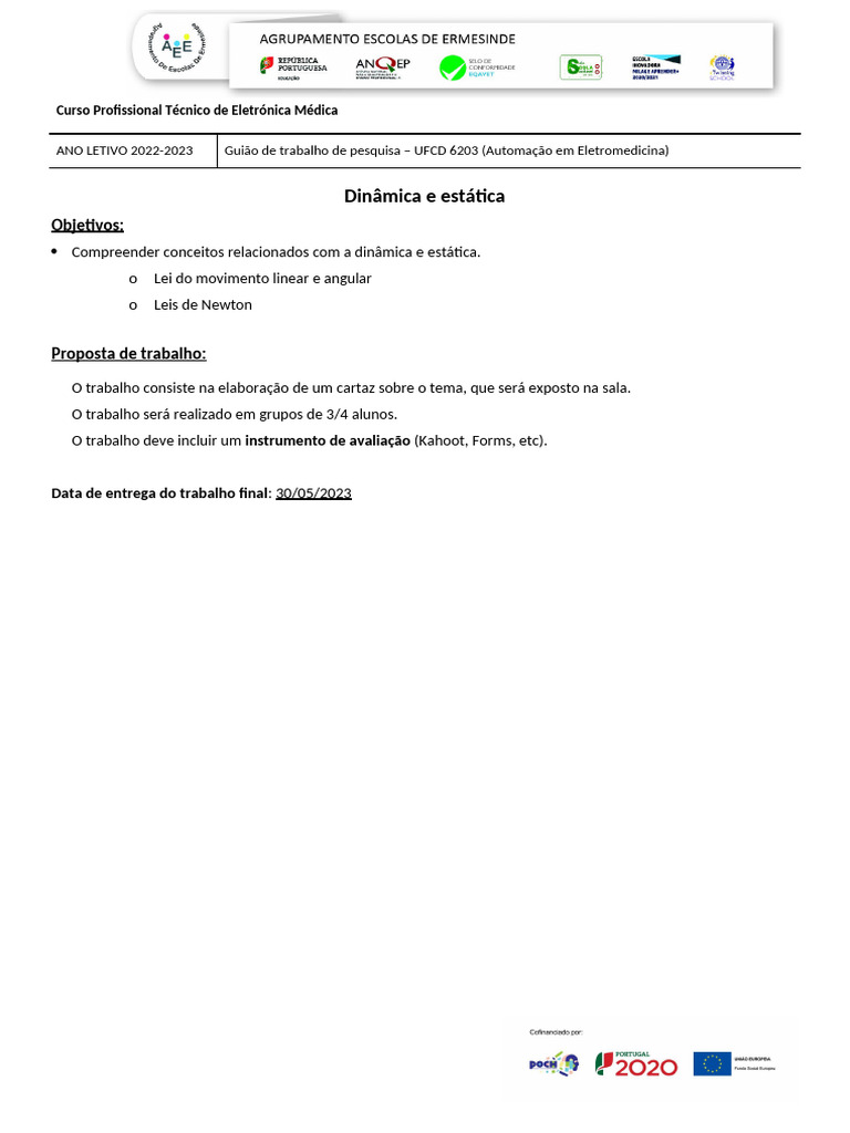 6198_GuiãoTrabalho_10EM | PDF