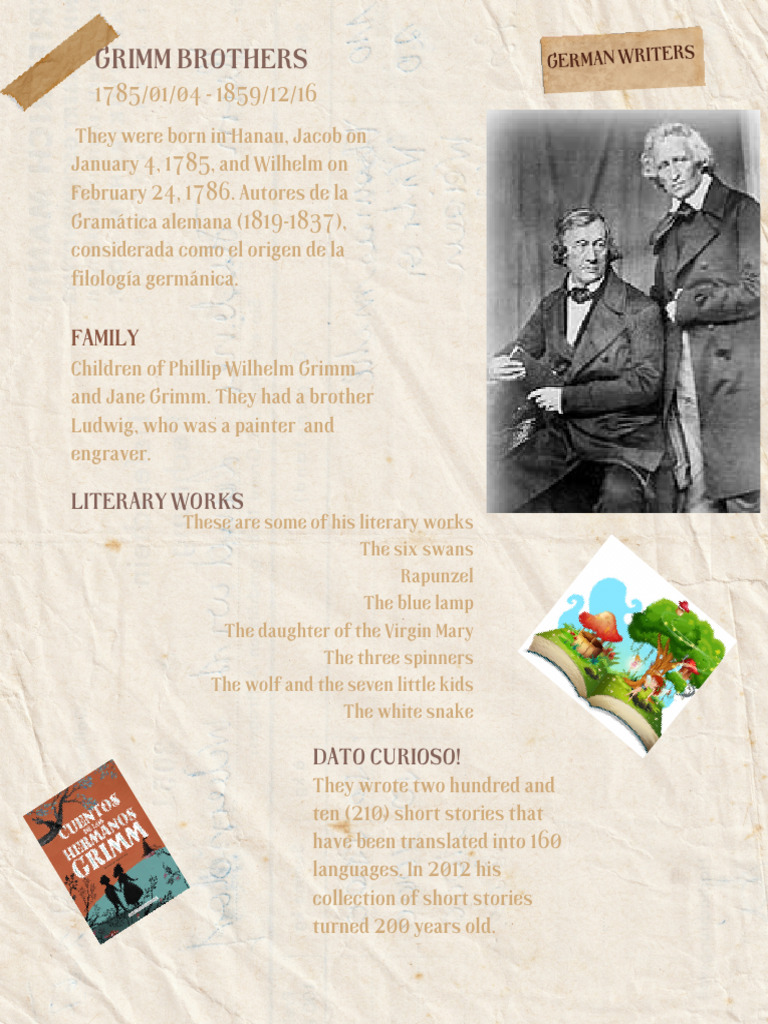 Grimm Brothers Biography | PDF