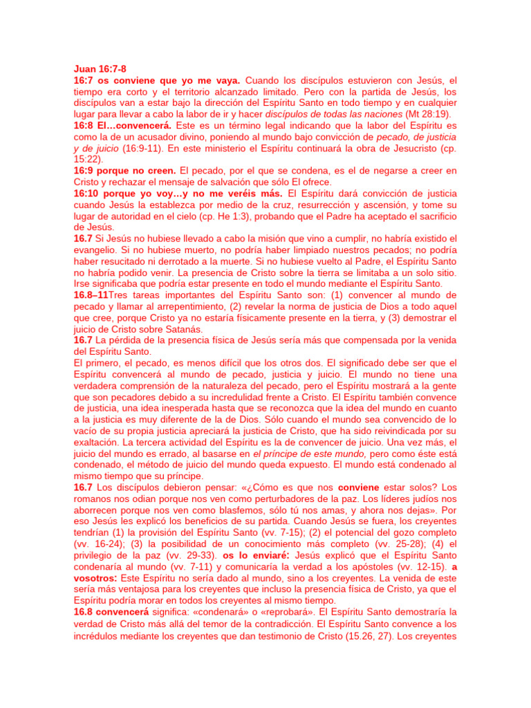Juan 16 | PDF