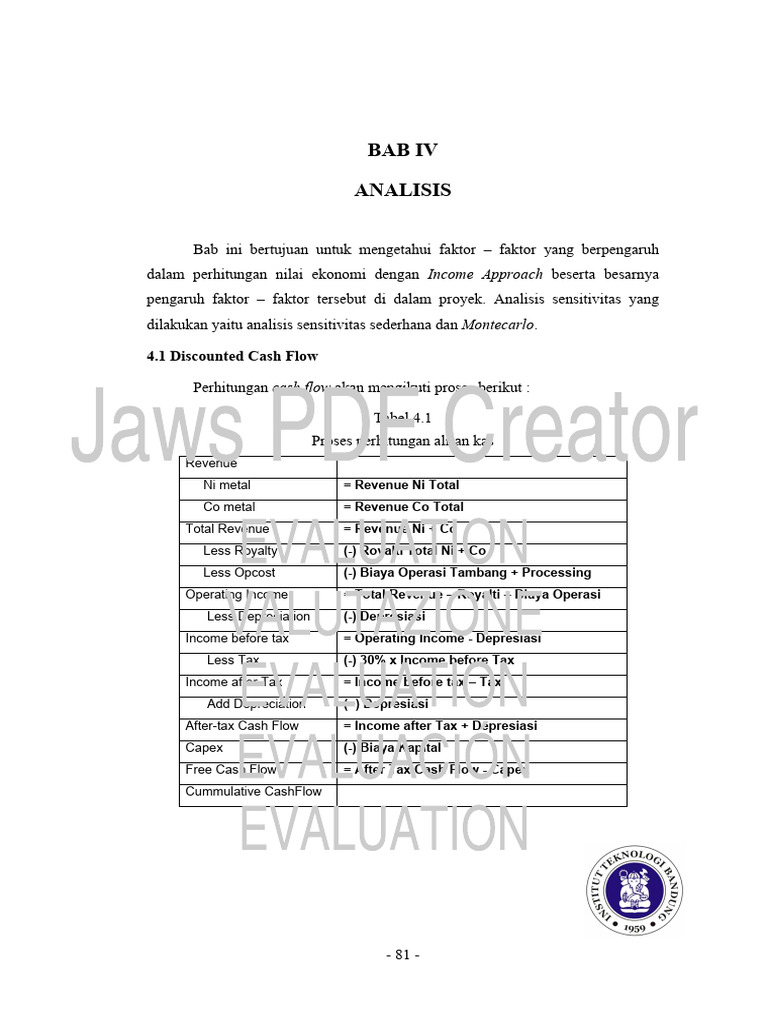 Bab4 Perhitungan Nilai Ekonomi | PDF
