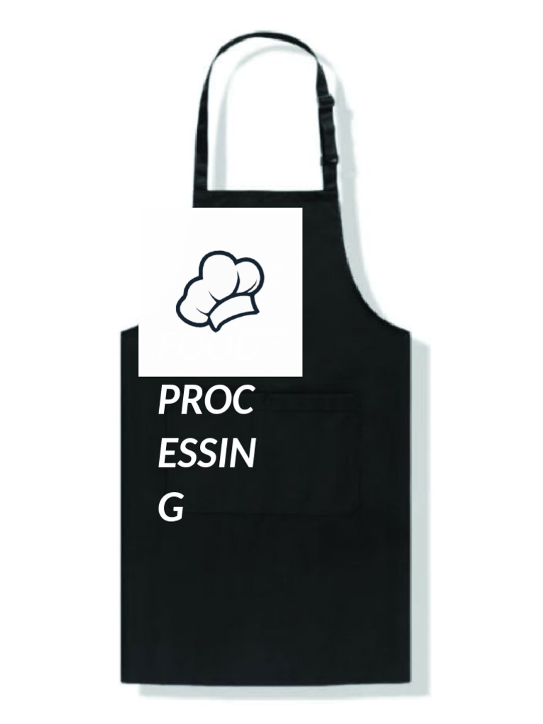 apron design food processing | PDF