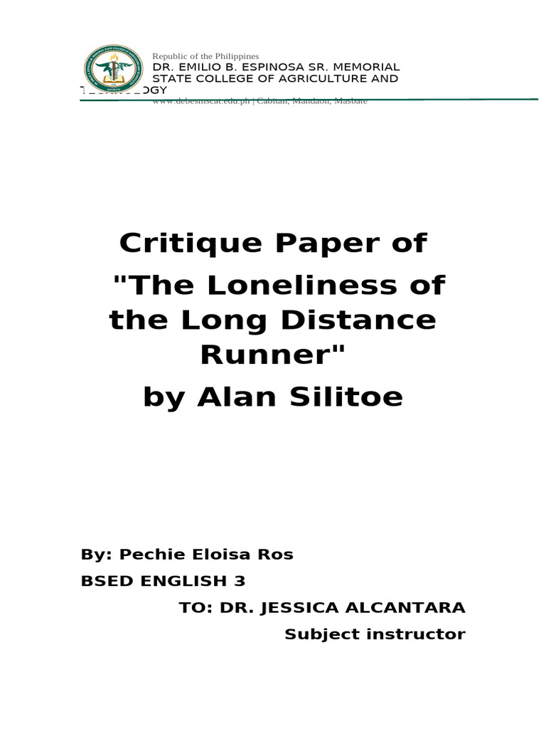 Critique Paper | PDF