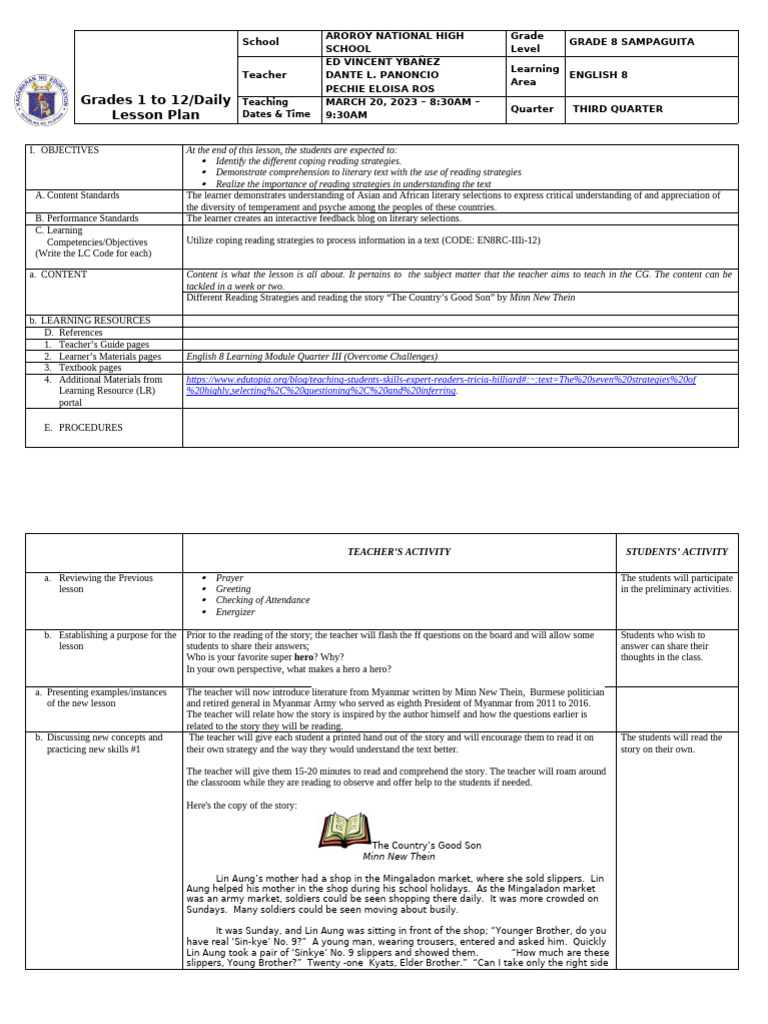 DLL BLANK Format | PDF