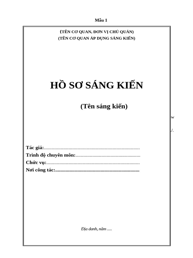 Mau Gui Kem CV 261 | PDF