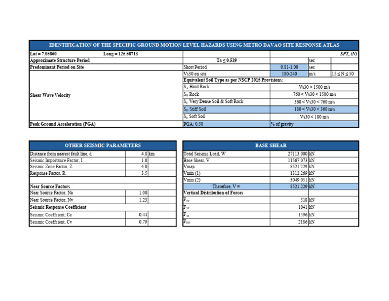 Seismic Considerations - RCD 1 | PDF | Oscillation | Science & Mathematics