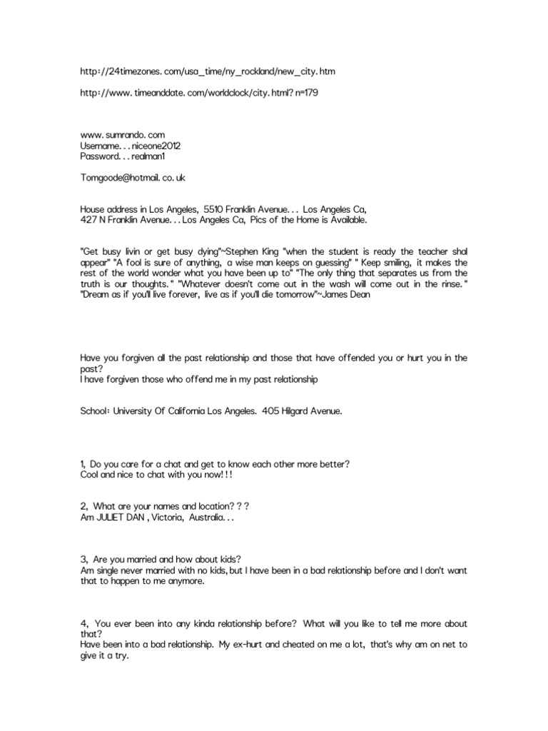 Chatting Format | PDF