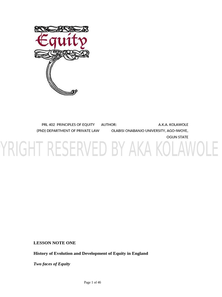 2022 2023 PRL 402 Class Notes-1 | PDF