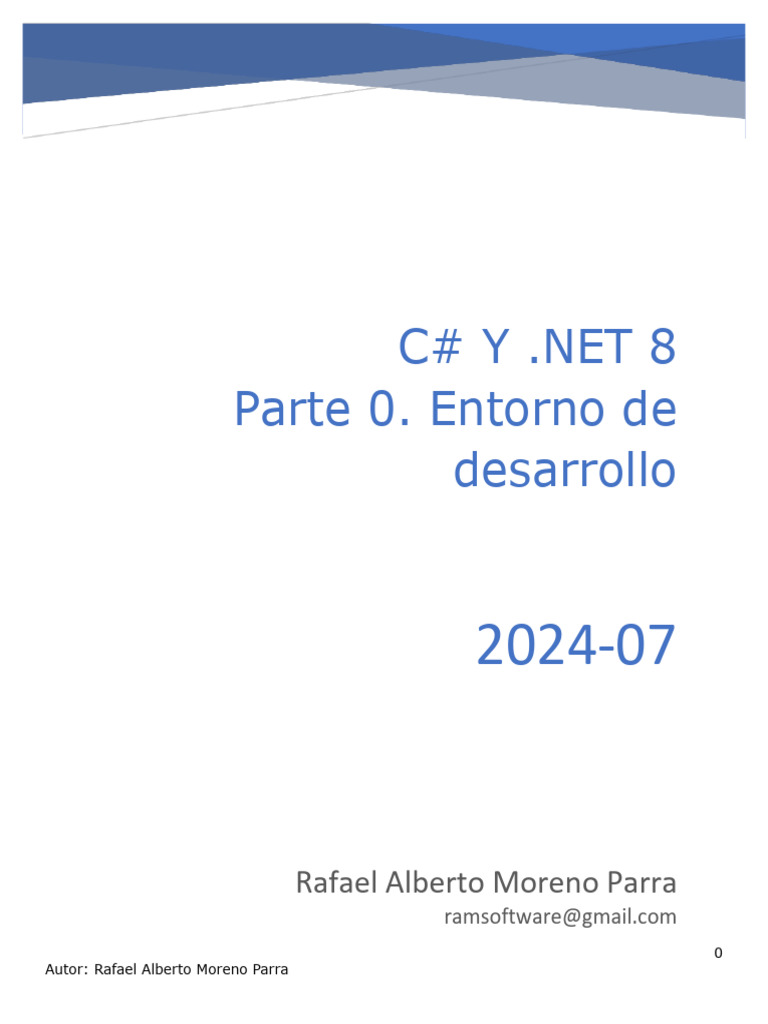 C# Parte00. IDE | PDF