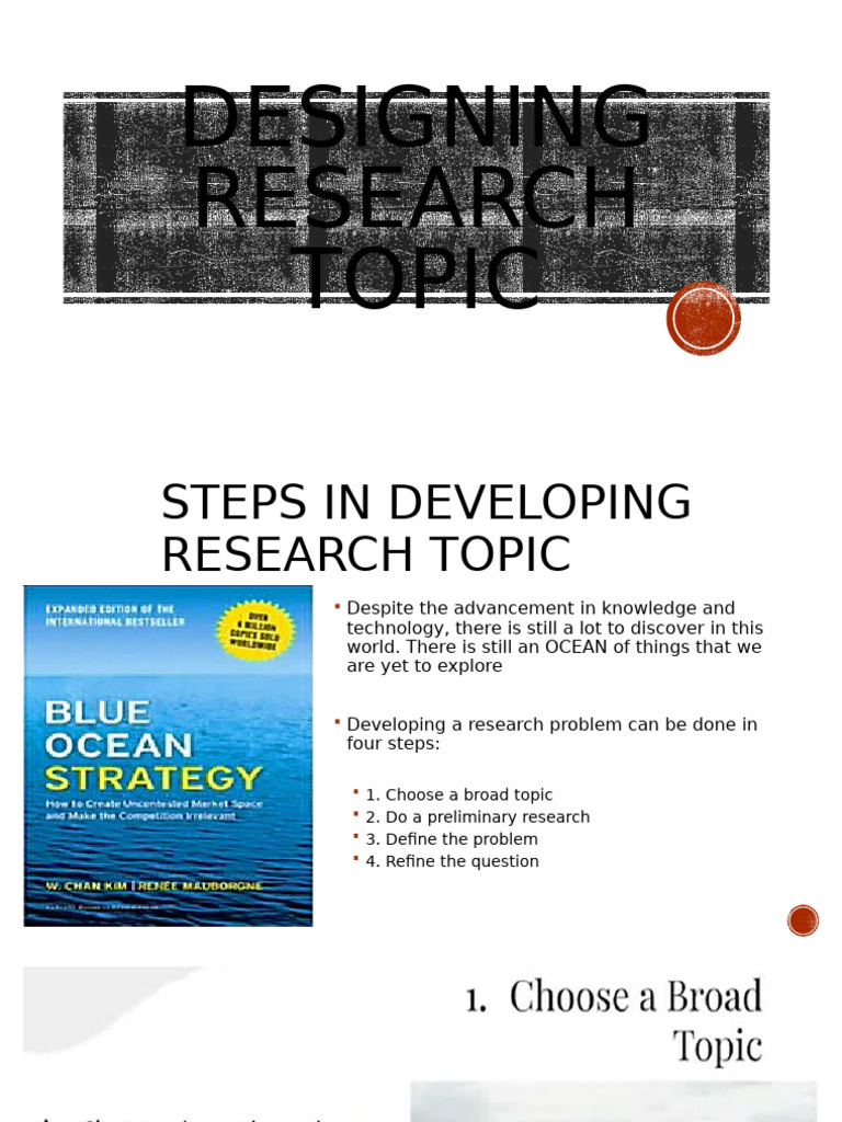 Designing Research Topic | PDF