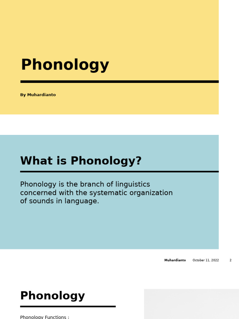 Phonology | PDF