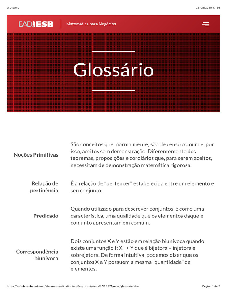 Glóssario | PDF
