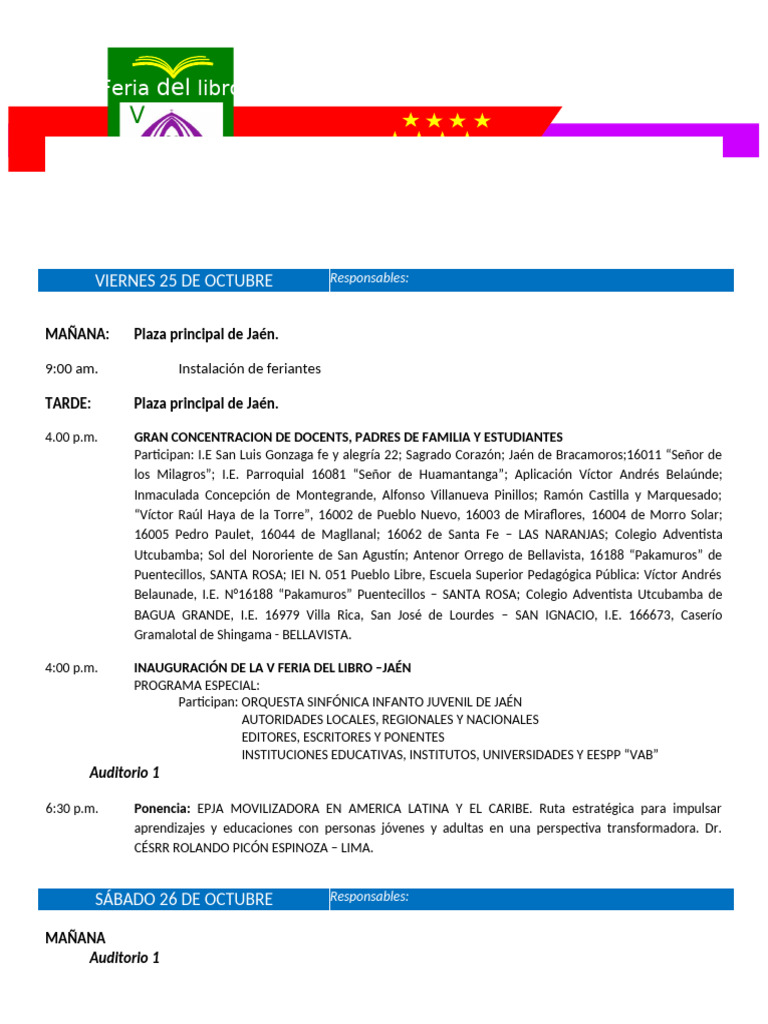 Programa V Felija - 2024-4 | PDF | Social Science