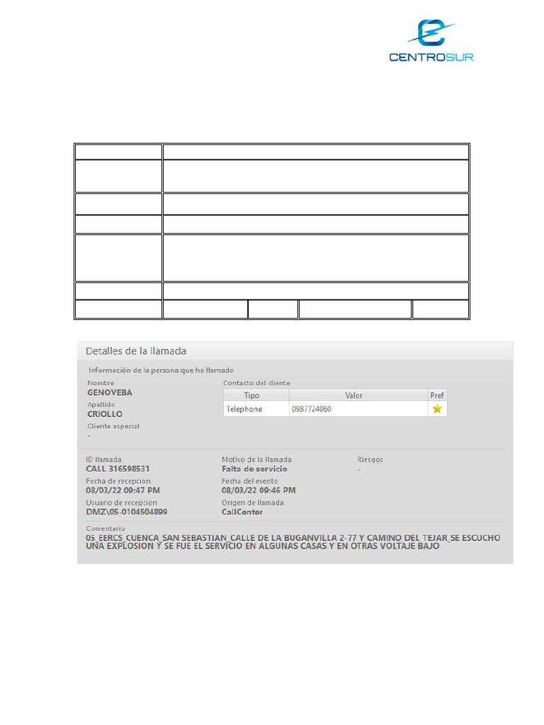 Emergente - Inc 199396288 - Cambio de Trafo 27662 50 Kva Quemado ...