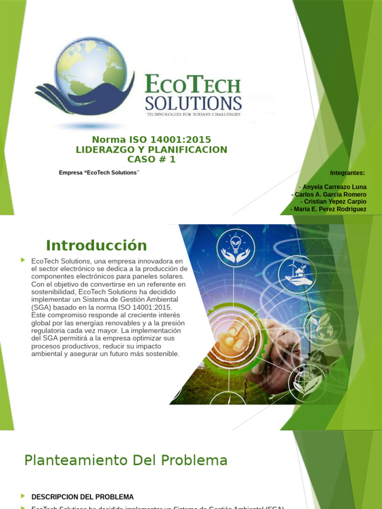 Diapositivas ISO 14001-Ecotech | PDF