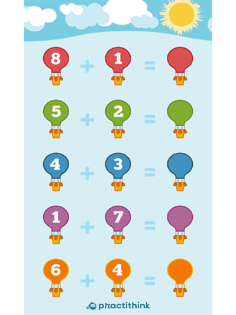 Counting Game - Math - Printable Worksheets For Kids - Practithink ...