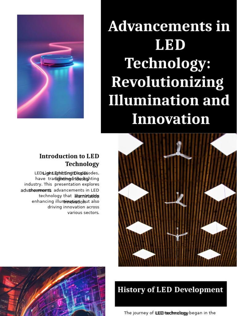 Slidesgo Advancements in Led Technology Revolutionizing Illumination ...