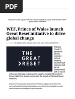 The Great Reset - World Economic Forum | PDF | World Economic Forum ...