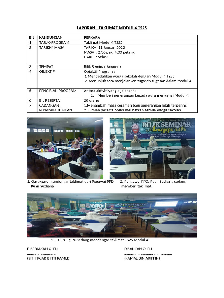 ONE PAGE REPORT -OPR | PDF