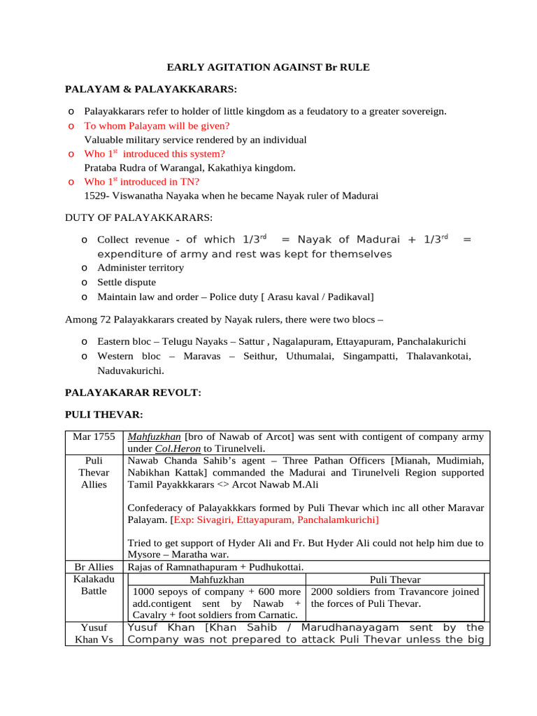 EARLY AGITATION AGAINST BR RULE | PDF