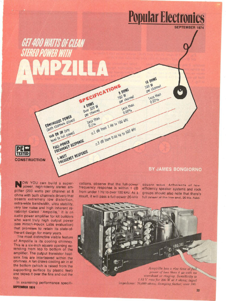 Ampzilla | PDF