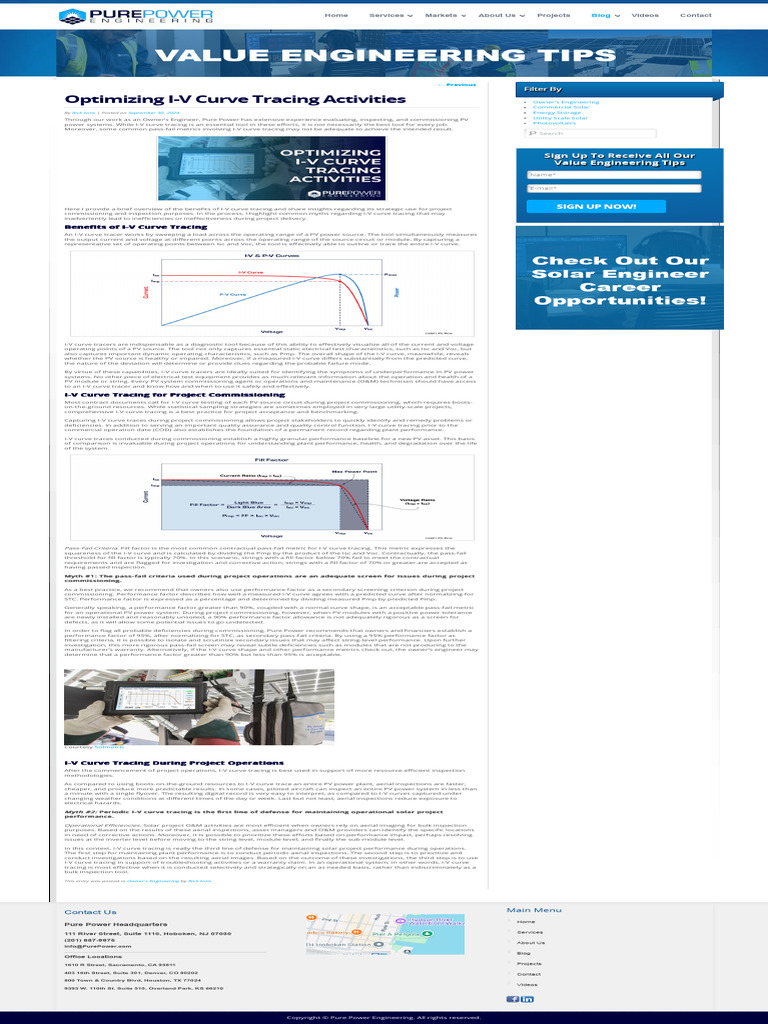 Optimizing I-V Curve Tracing Activities | PDF
