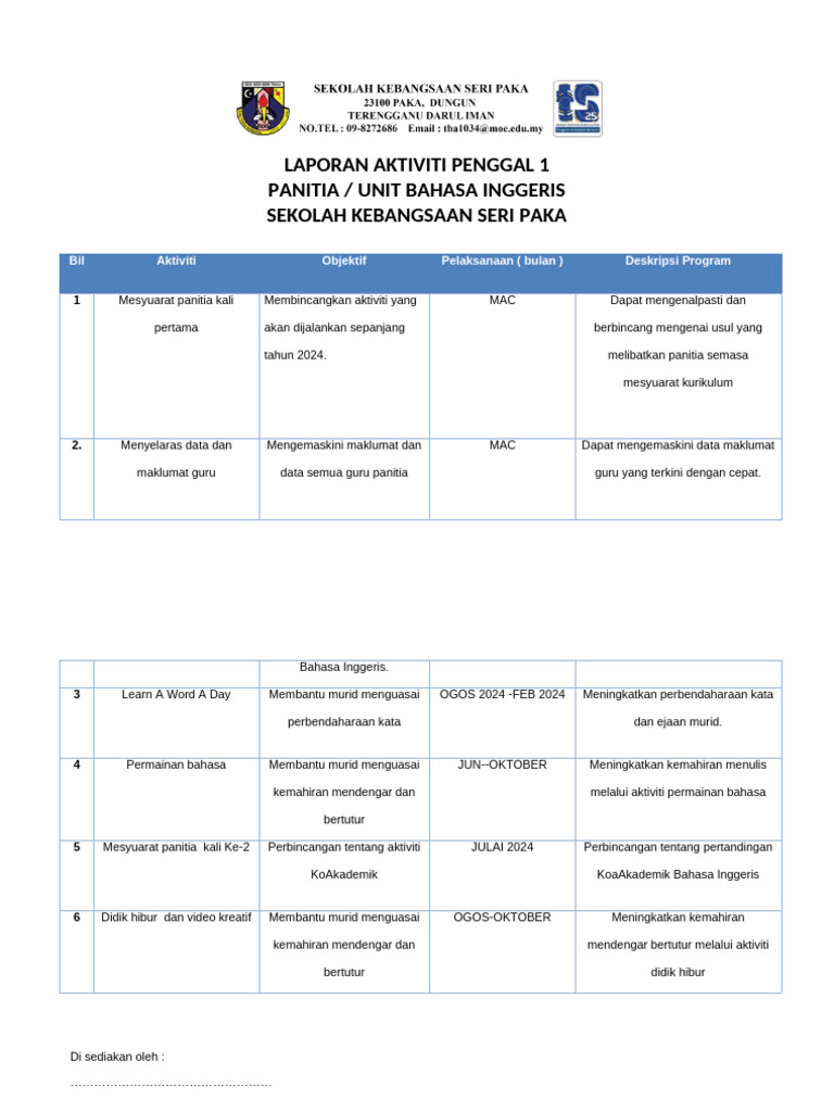 LAPORAN SETENGAH TAHUN 2023 (BI) | PDF