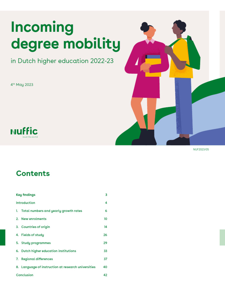 Incoming Degree Mobility in Dutch Higher Education 2022 2023 | PDF