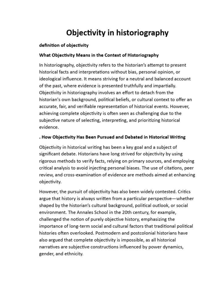All About Truth and Objectivity | PDF