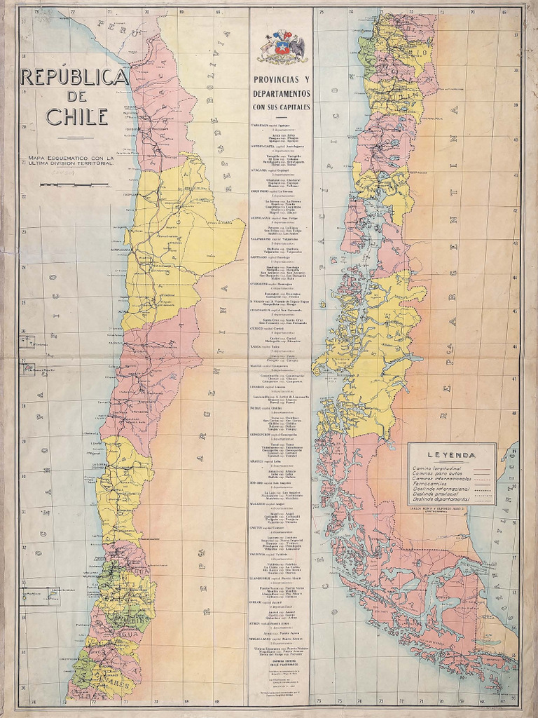 Mapa Histórico de Chile | PDF