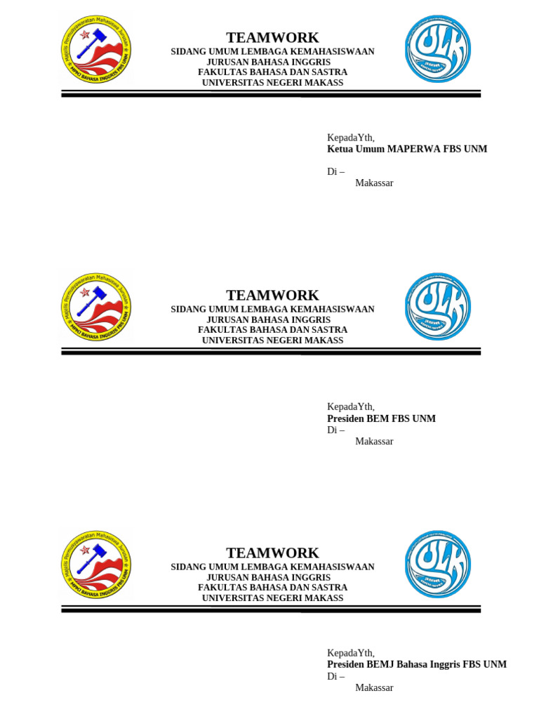 Amplop Undangan Sulk Fix | PDF