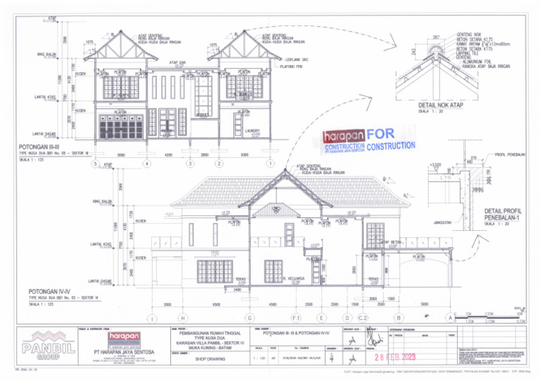 0109-Potongan III-III&IV-IV | PDF