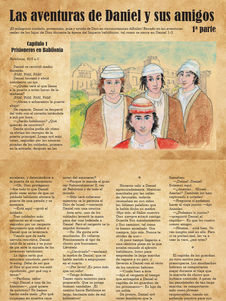 Las Aventuras de Daniel y Sus Amigos - Parte 1 | PDF | Daniel (figura ...