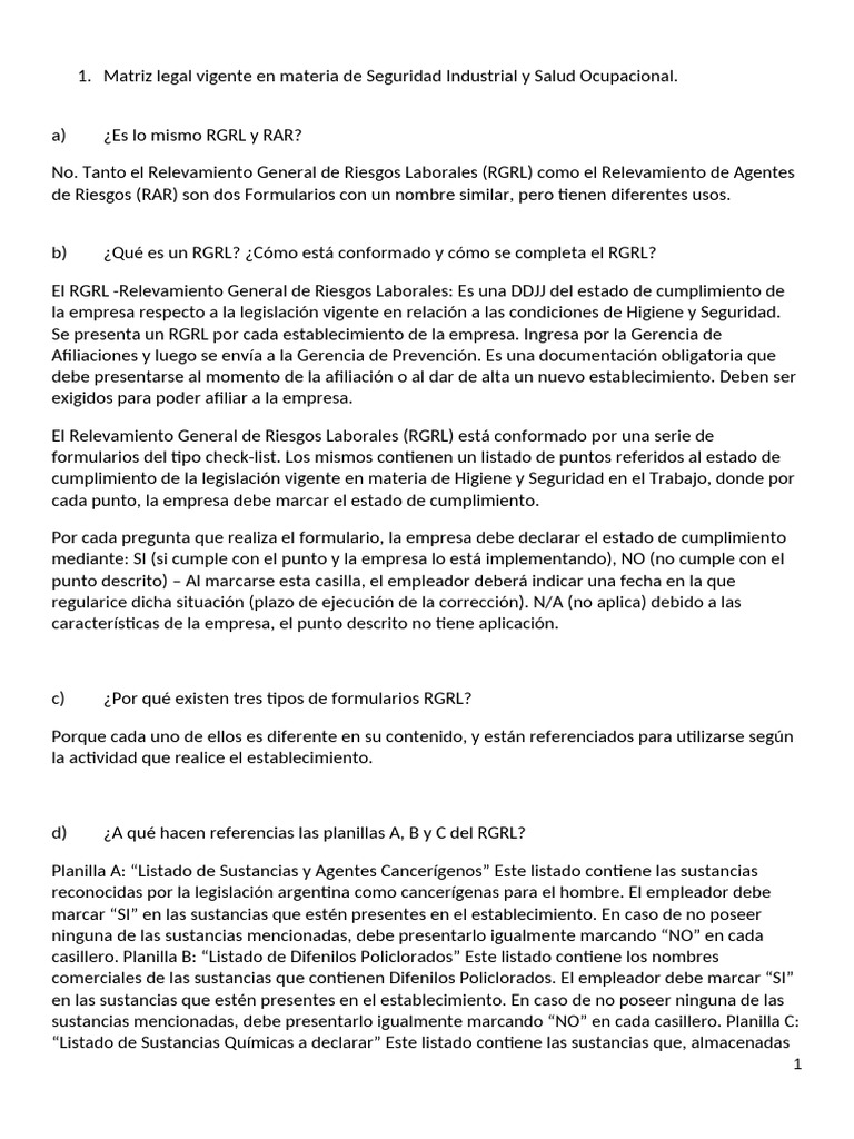 Hig y Seg Lab (1) | PDF