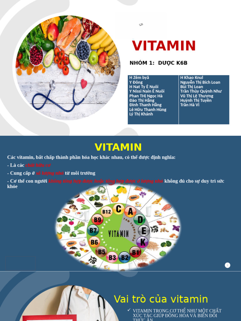 Vitamin 1 | PDF