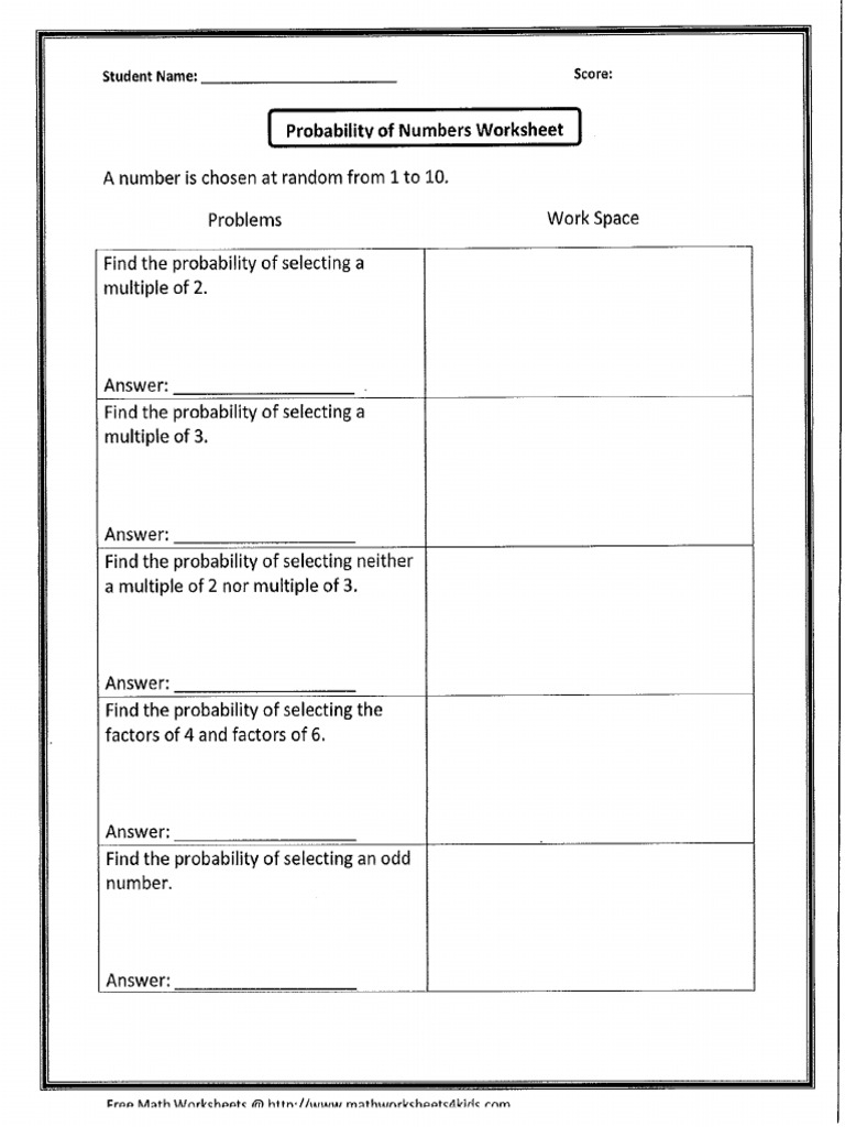 Probability Question | PDF