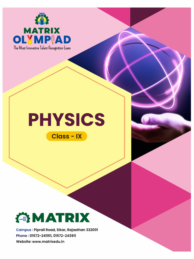 Class-9th Physics 2024 | PDF