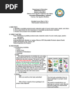 Grade 6 Recycling Lesson Plan | PDF | Recycling | Waste