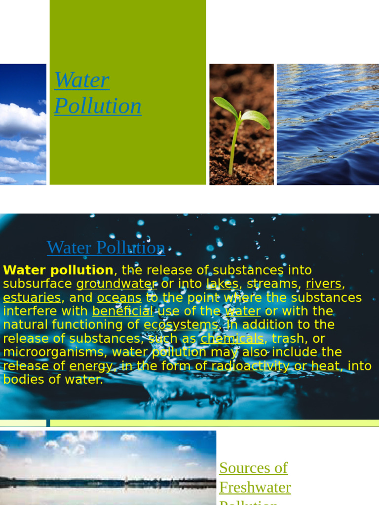 Water Pollution | PDF