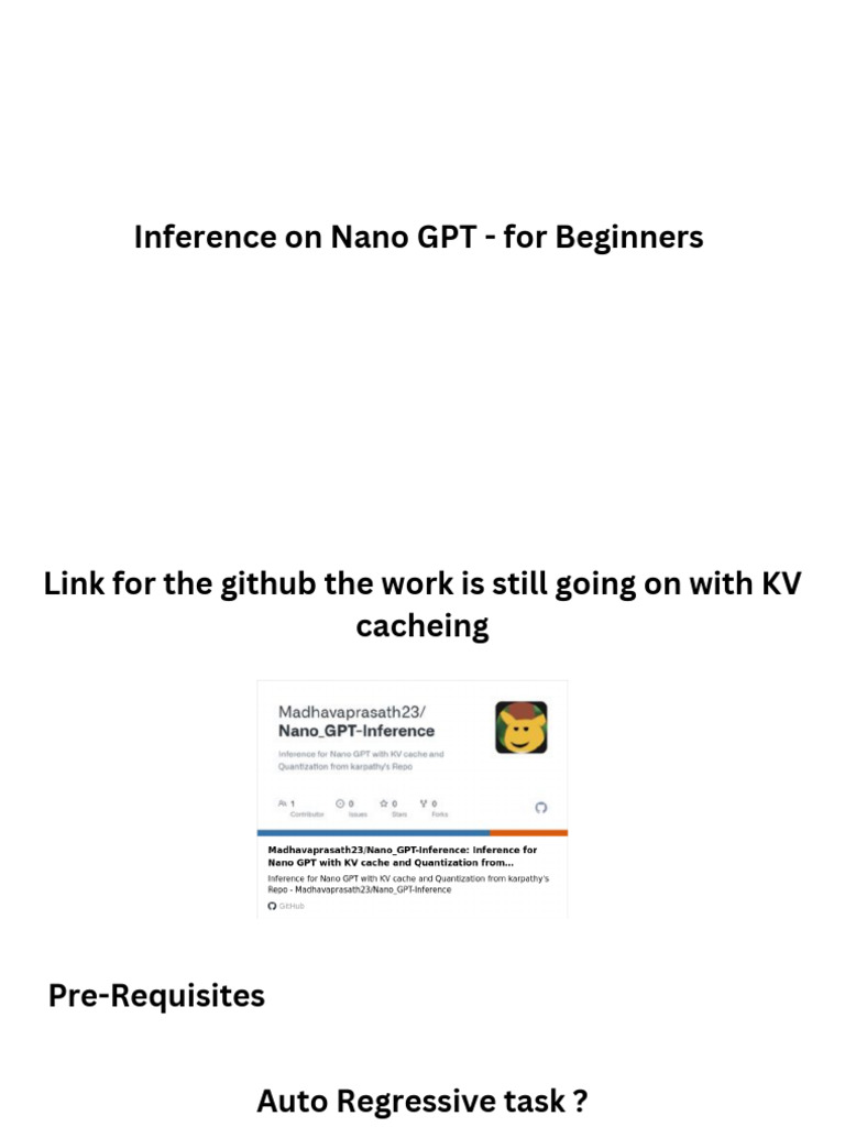 Inference On Nano GPT | PDF