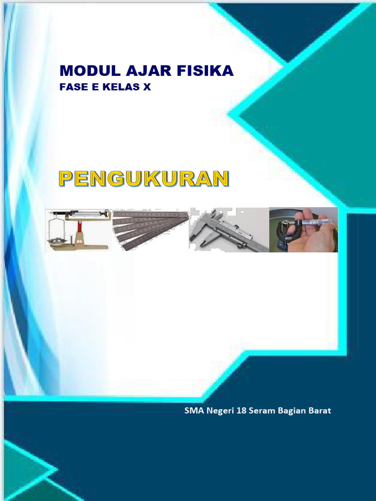 Modul Ajar Fisika - Pengukuran - Fase E | PDF | Seni