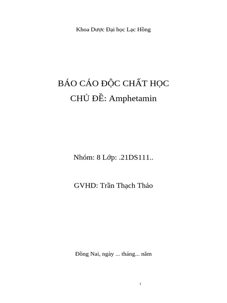 Bao cao doc chat (mau) | PDF