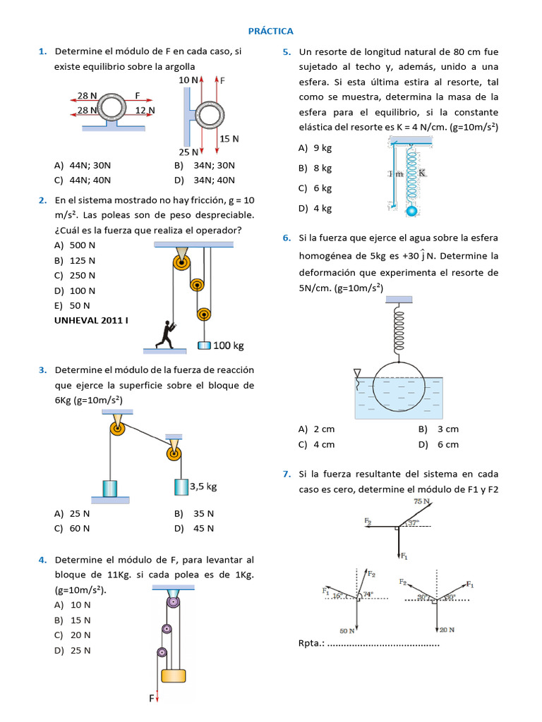 Nivelacion Fisica - Estatica | PDF