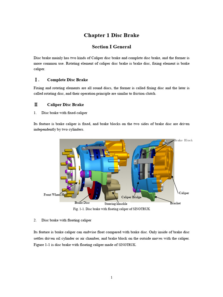 Repair of Front Axle With Disc Brake | PDF