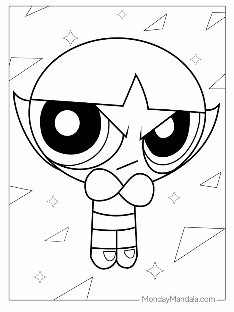 Buttercup Coloring Page For Kids | PDF