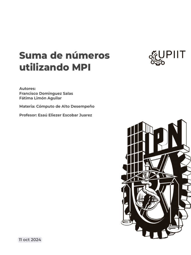 Suma Numeros MPI | PDF